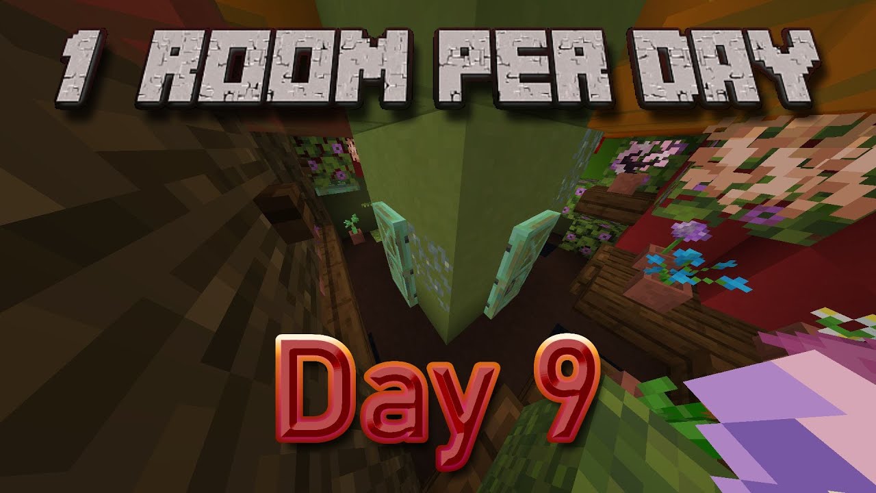 Building a room everyday until I have a mansion - day 9 - YouTube