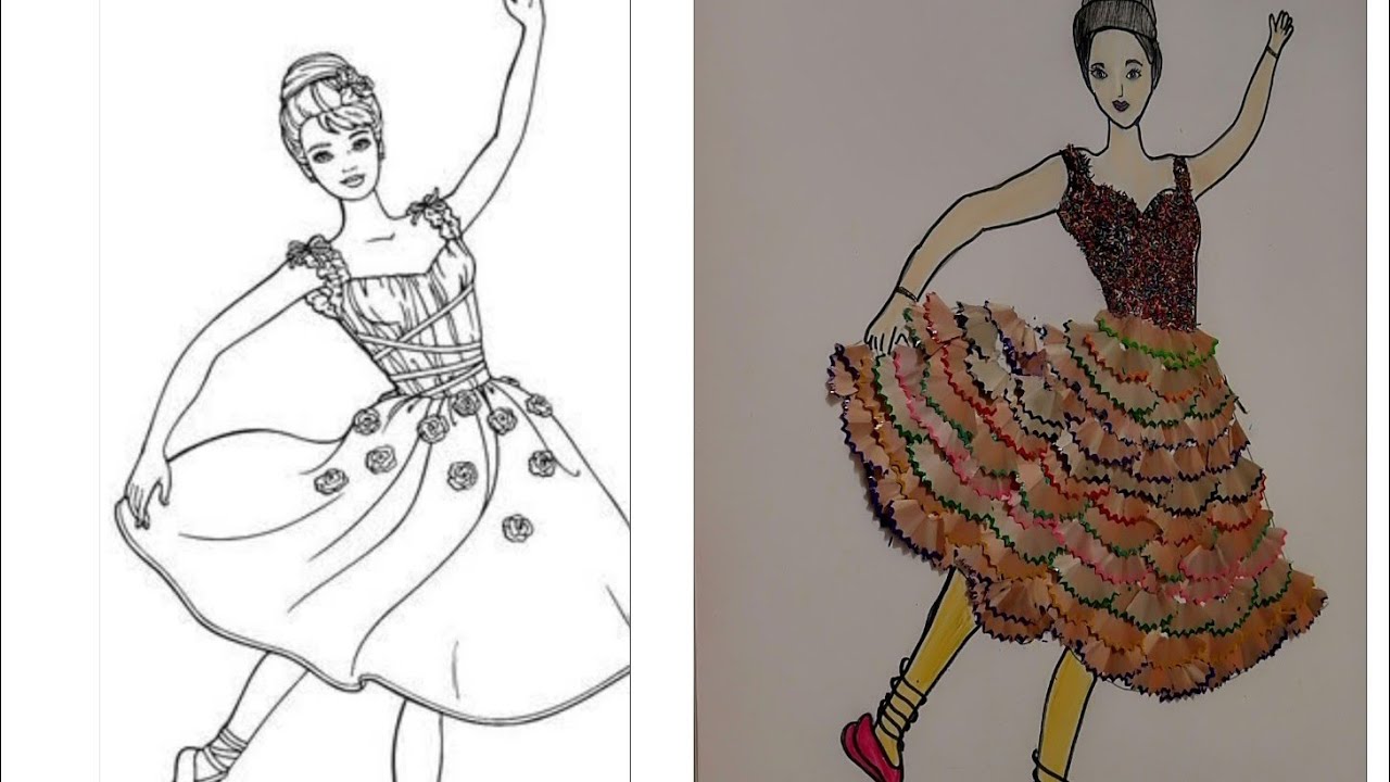 Colour pencil waste craft idea | DIY | pencil shaving art idea - YouTube