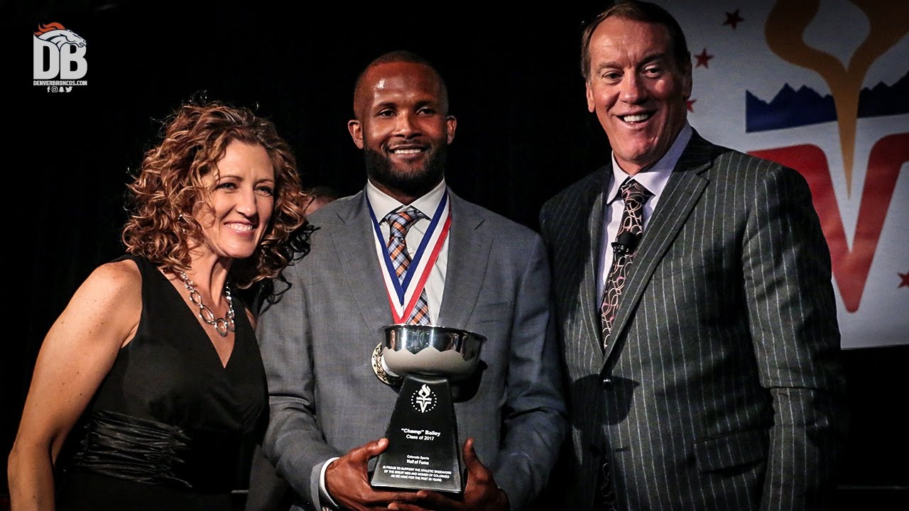 Champ Bailey inducted into the Colorado Sports Hall of Fame - YouTube