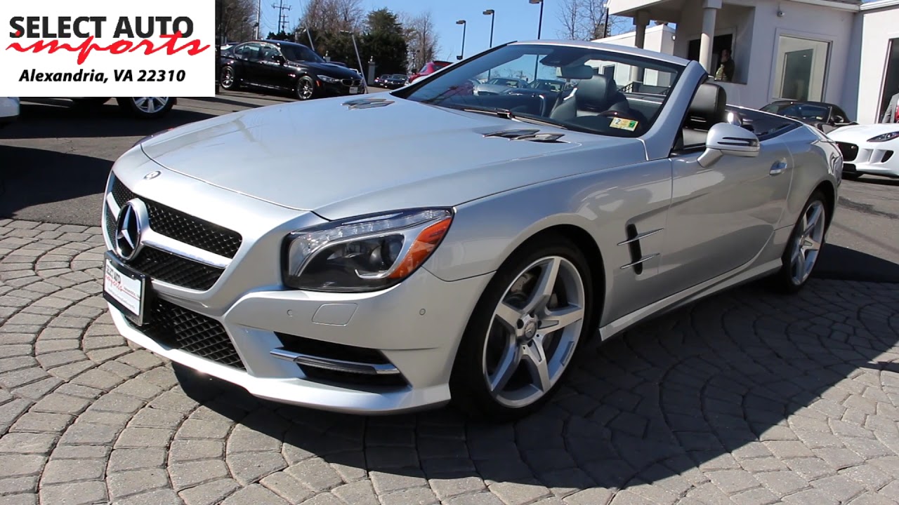2014 Mercedes-Benz SL550 Roadster, Iridium Silver, Select Auto Imports ...