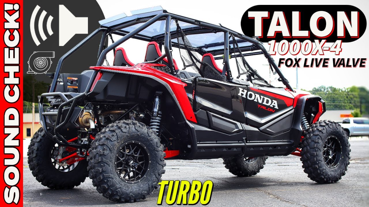 New Honda Talon 1000 Turbo Sound Check: Exhaust + Engine! - YouTube