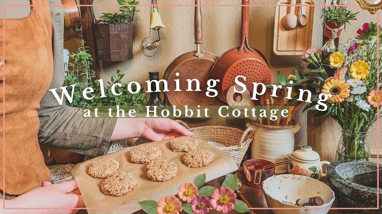 Preparing for Spring at the Hobbit Cottage 🌱 Cottagecore home decor ...