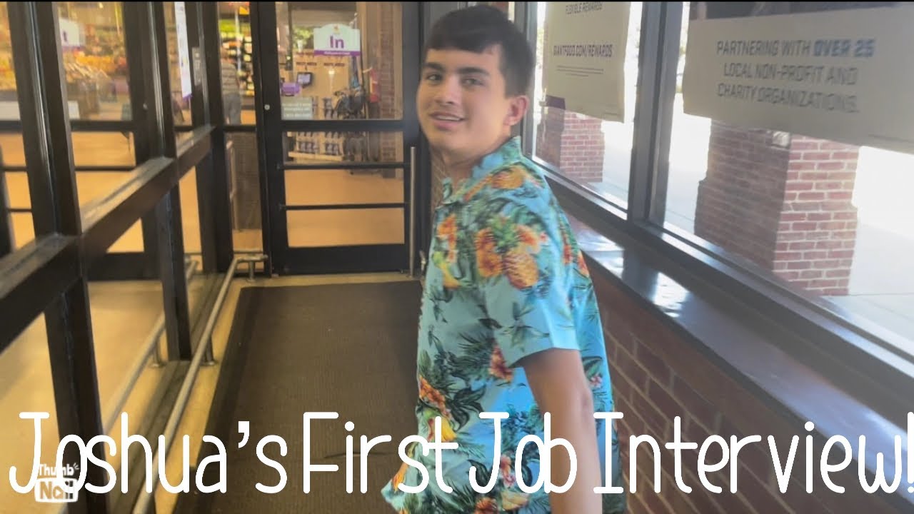 JOSHUA’S FIRST JOB INTERVIEW! (VLOG #107) - YouTube