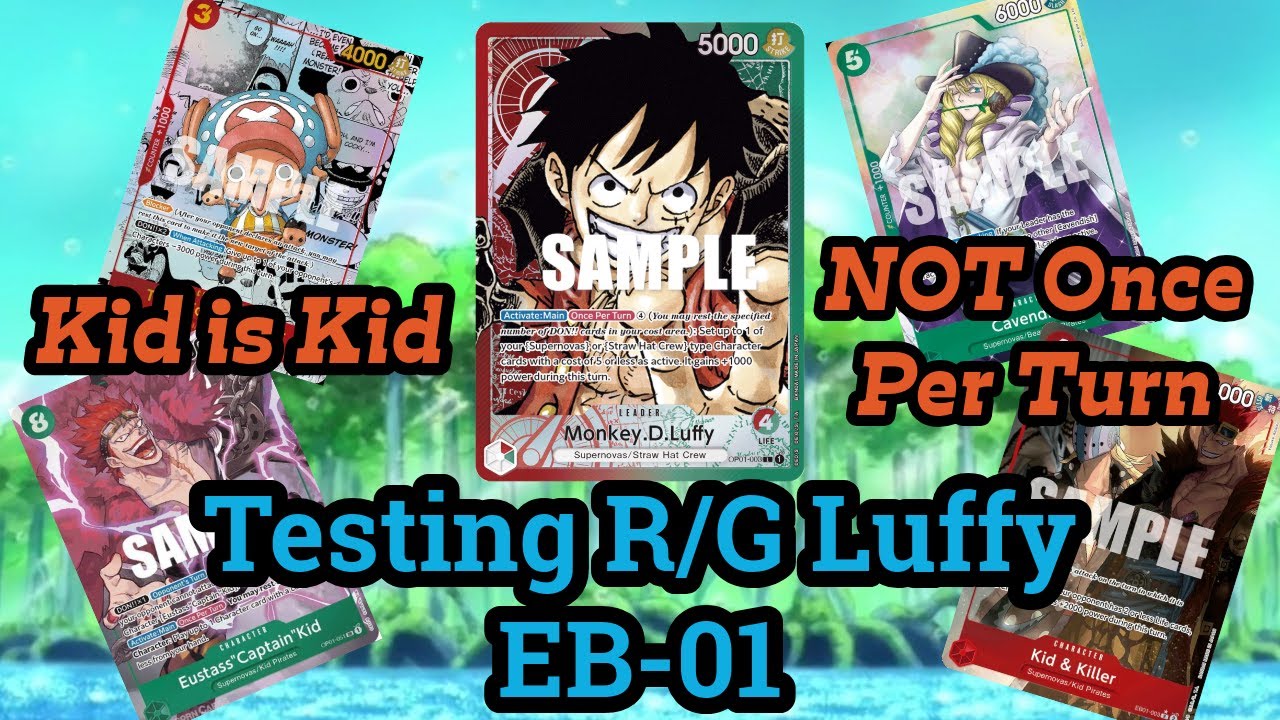 Testing R/G Luffy for EB-01 - Decklist and Games - May 2024 - One Piece ...