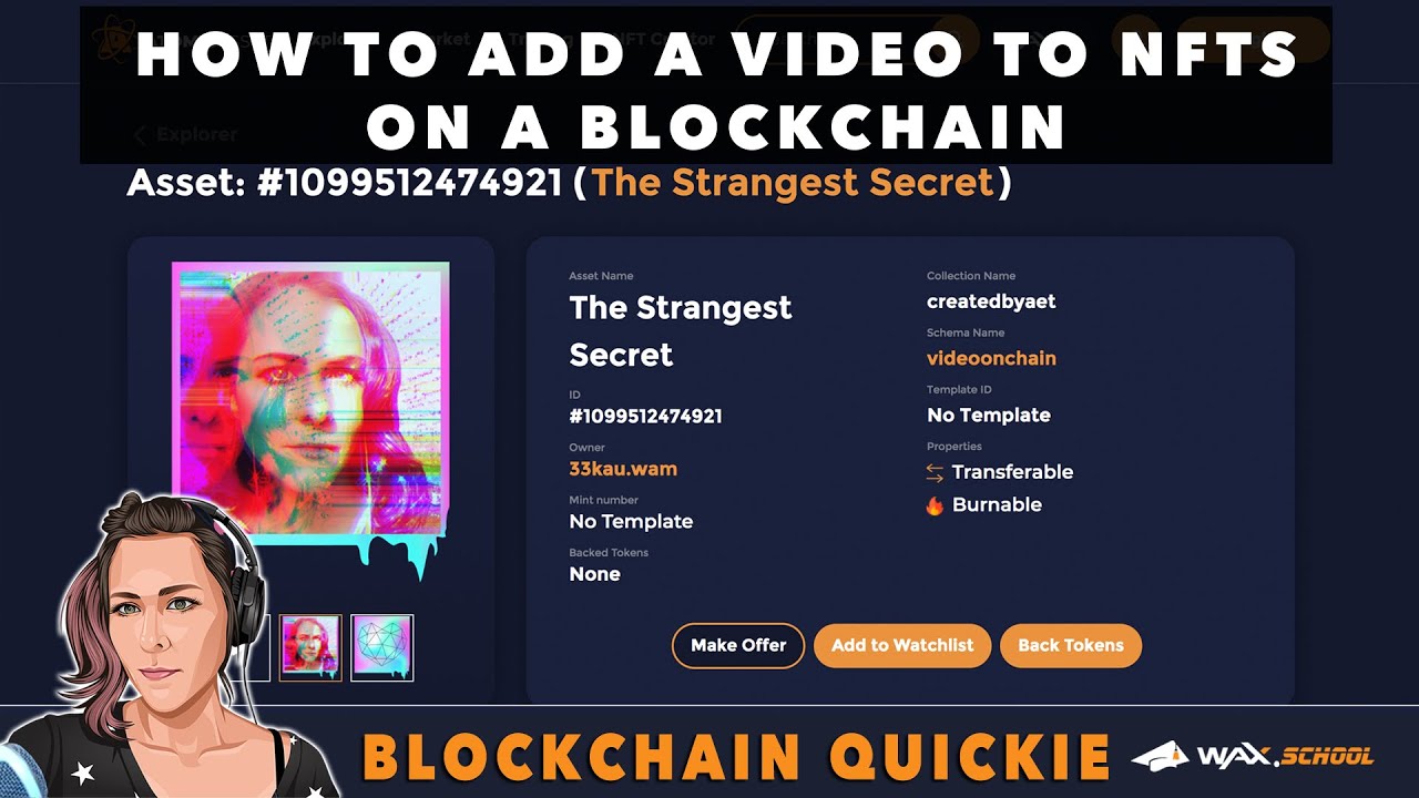 How To Add a Video to NFTs on a Blockchain using AtomicHub | Fast ...
