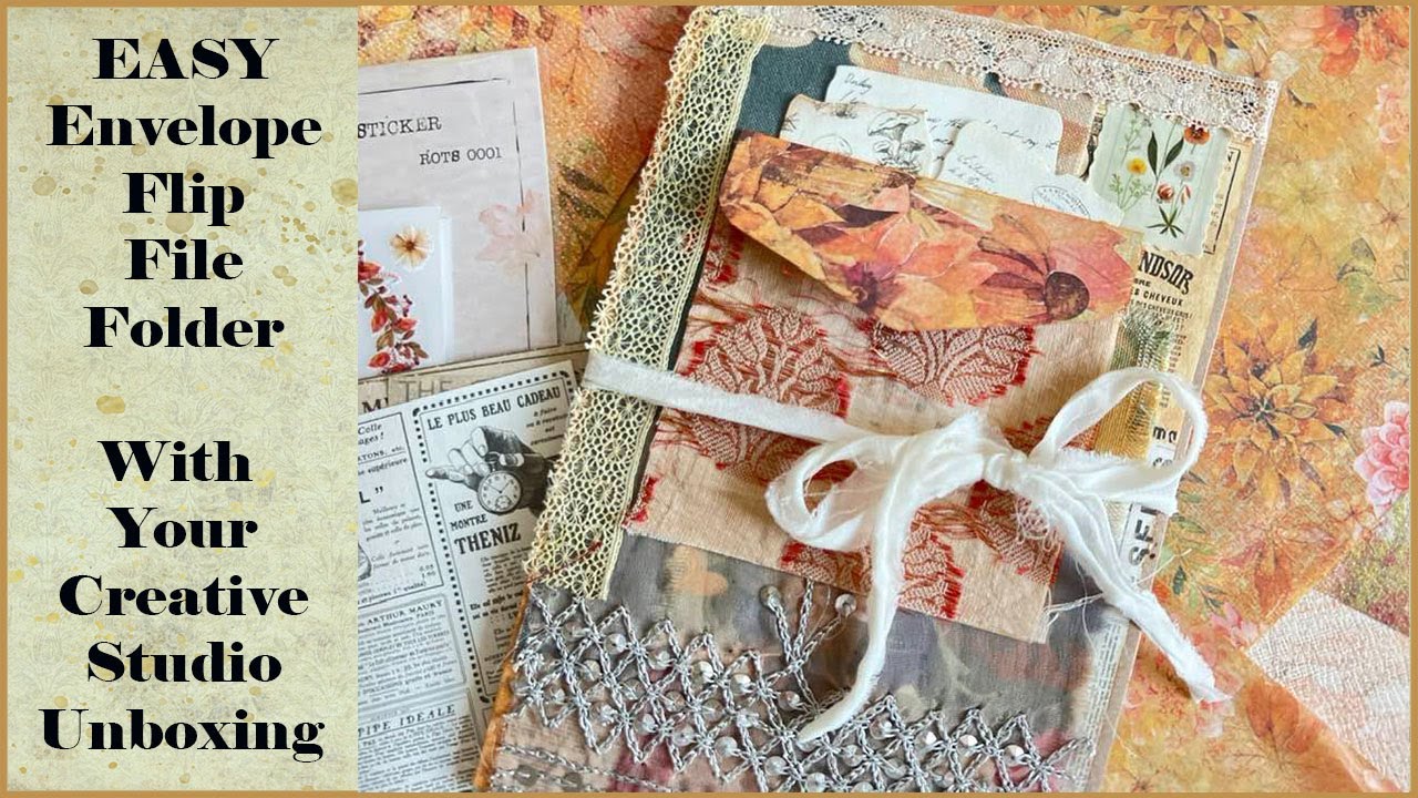EASY ENVELOPE FLIP FILE FOLDER with Your Creative Studio **WIN ** - YouTube