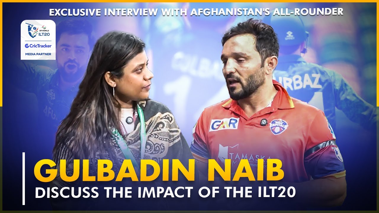Exclusive interview with Gulbadin Naib | DP World ILT20 | Afghanistan ...