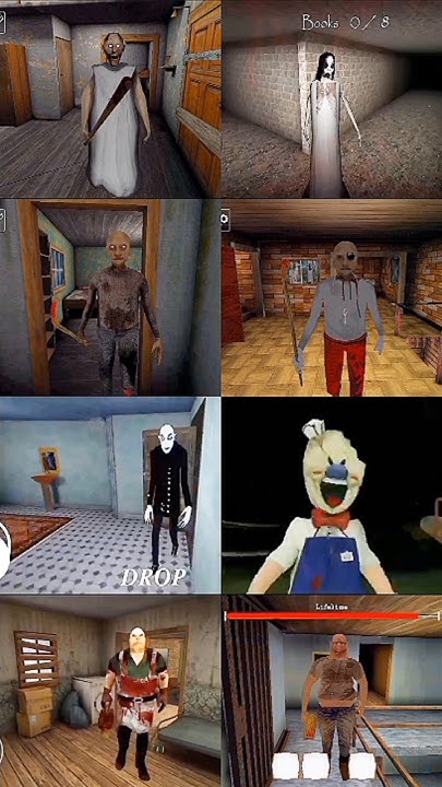 Granny vs Slendrina vs Grandpa vs Grandpa true story vs nosferatu vs Rod vs Mr Meat vs Bob # ...