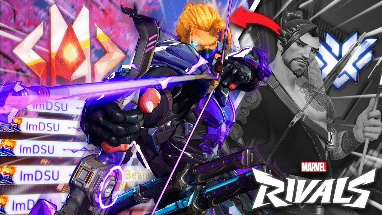 HOW A TOP 500 HANZO PLAYS HAWKEYE IN RANKED... (Marvel Rivals) - YouTube