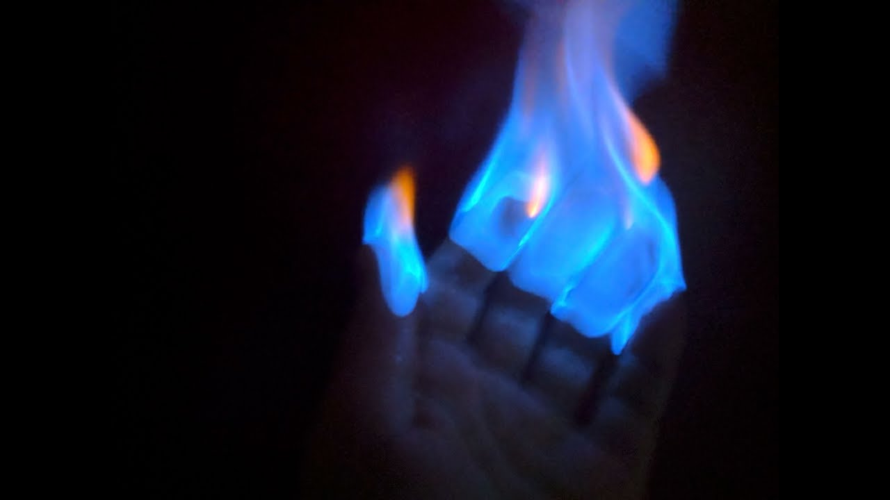 Dettol Hand sanitizer fire experiment at home by mind syrup - YouTube