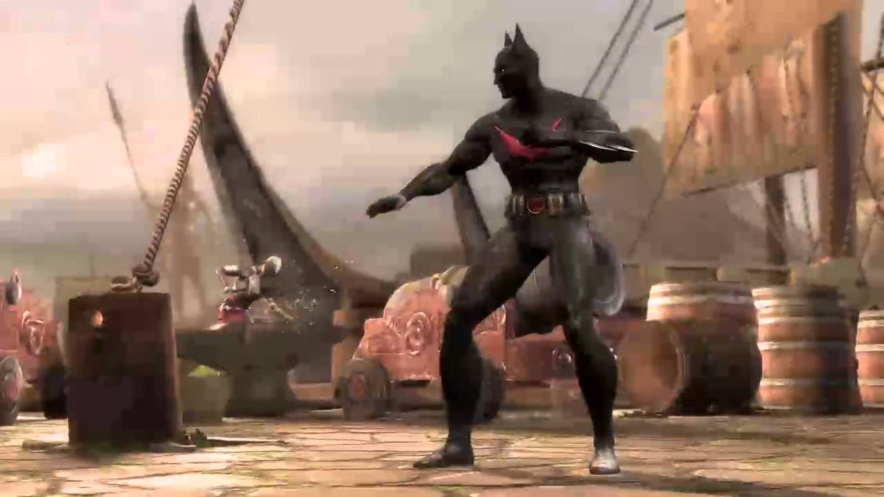 Batman beyond skin injustice gameplay ps4 1080p hd - YouTube