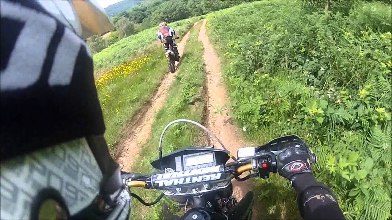ty rhiw farm 4x4 track at taffs well ktm, drz fun - YouTube