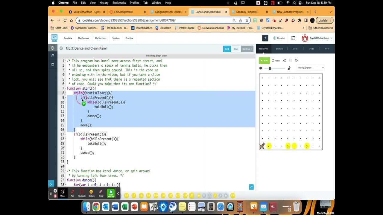Indenting Code 1.15 - YouTube