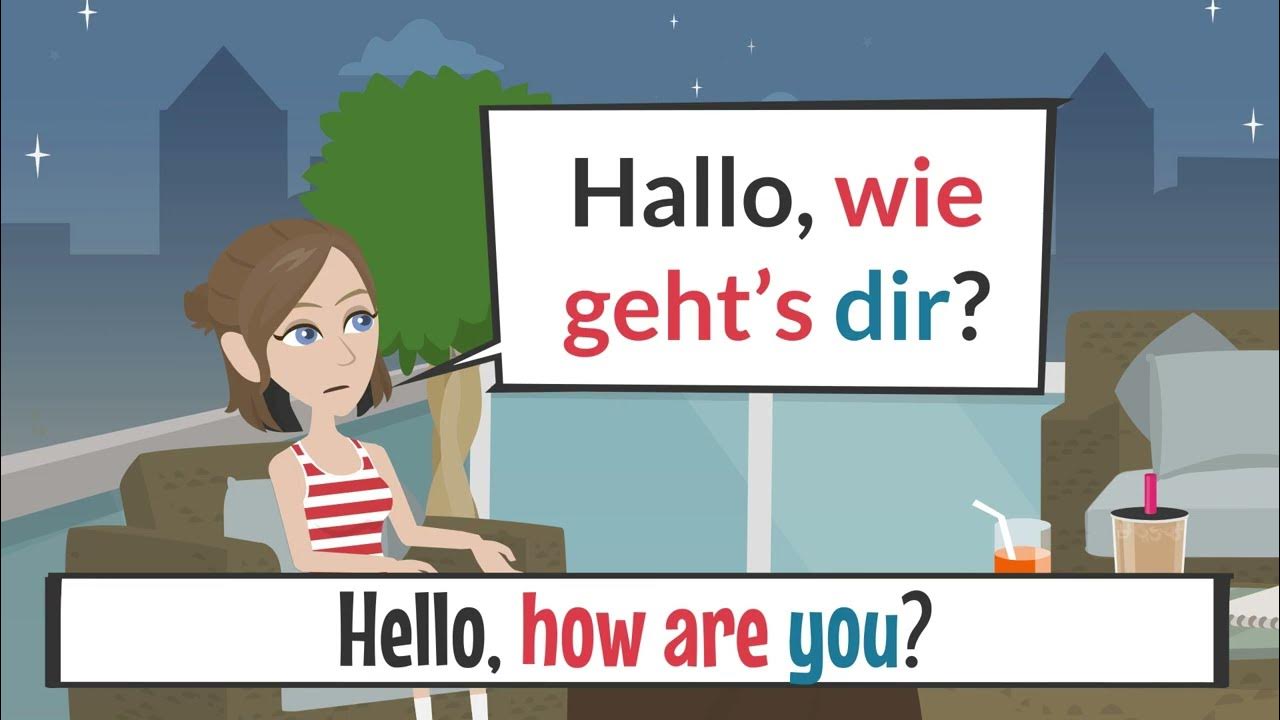 German Dialogs for beginners | Deutsche Dialoge für Anfänger | Niveau ...