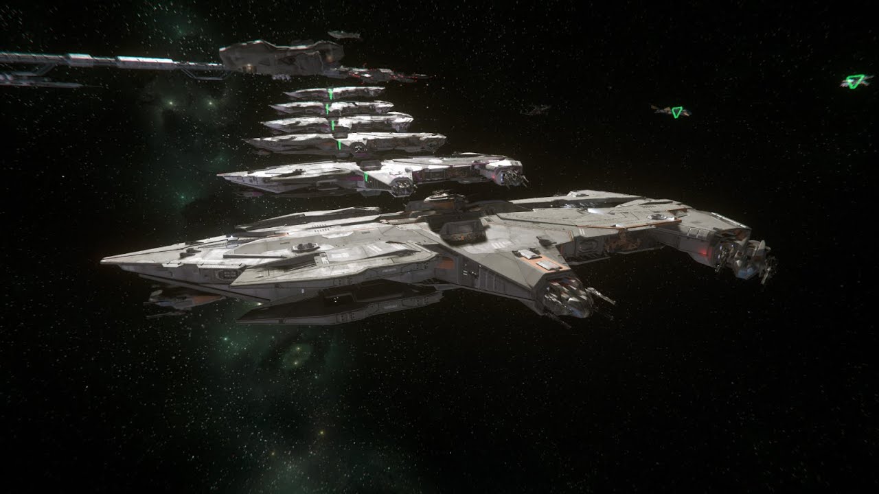 "Battle over ArcCorp" [40 Players vs. UEE Fleet] - Star Citizen - YouTube