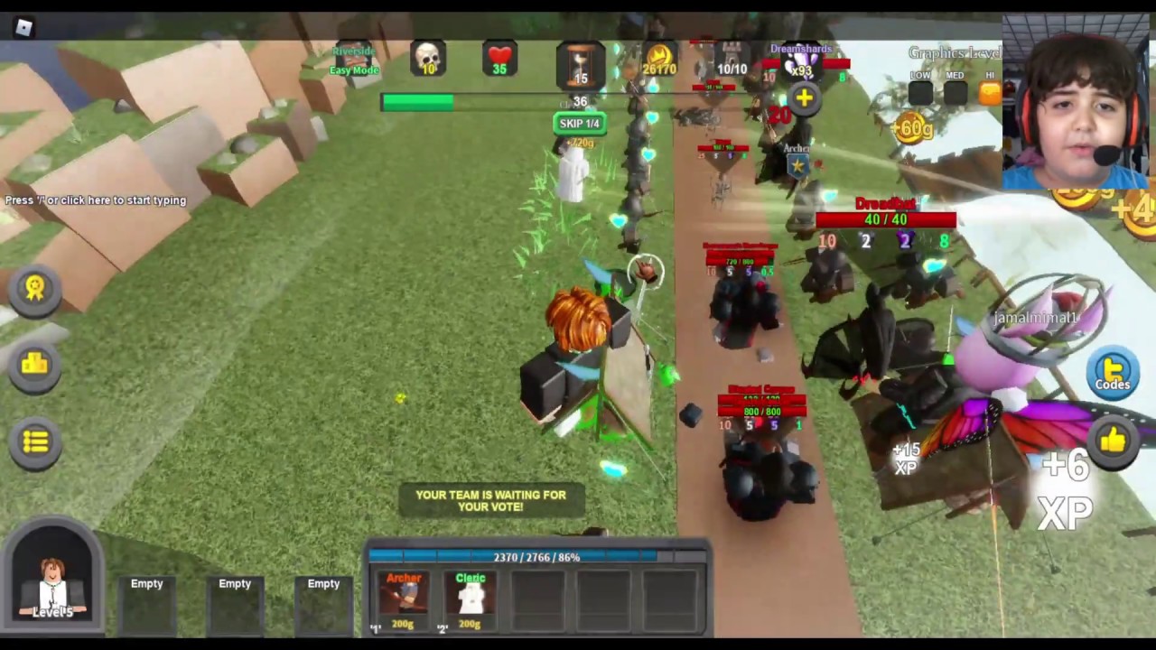 ROBLOX TOWER DEFENDERS - YouTube