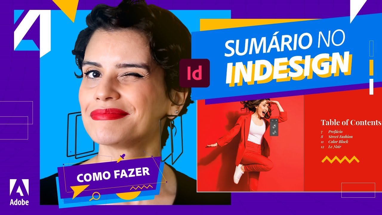 FAÇA SEU SUMÁRIO NO INDESIGN | ADOBE 4 ALL - YouTube