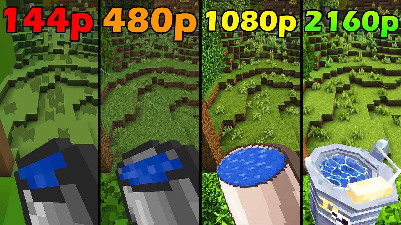 water bucket MLG with different quality be like - YouTube