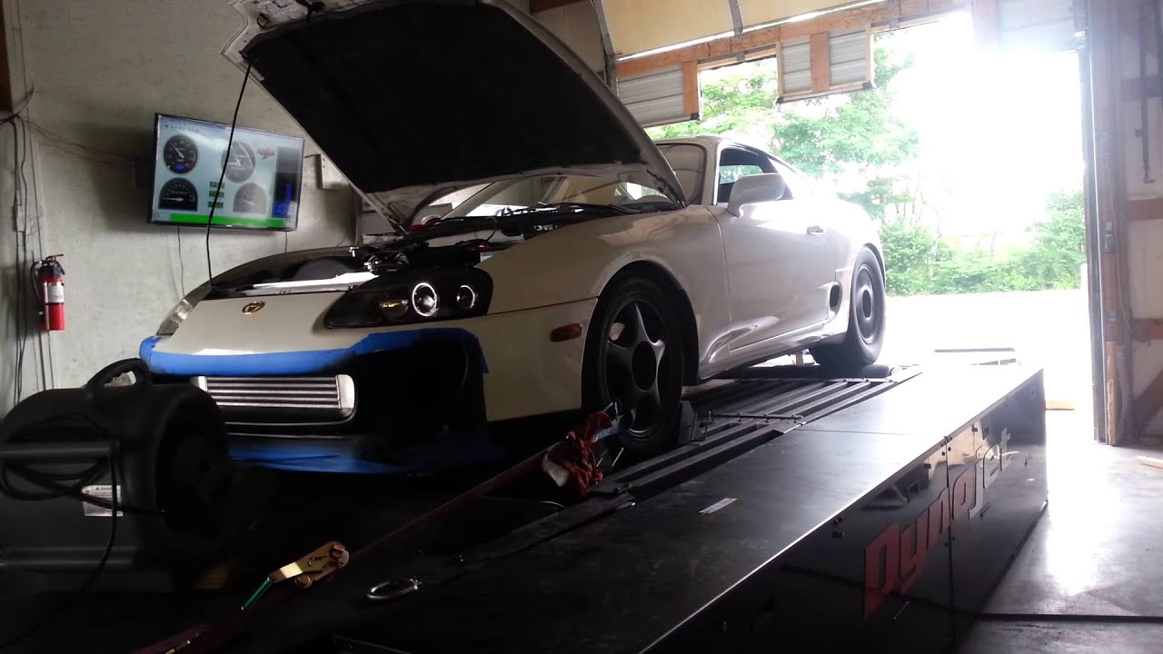 My 1995 Supra Dyno. 860whp 722wtq - YouTube