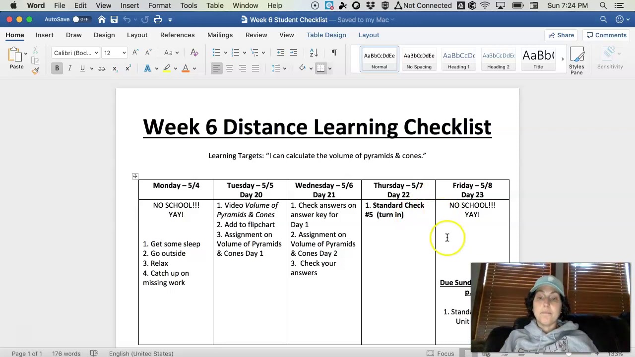 Welcome to Week 6! 5.4.2020 - YouTube