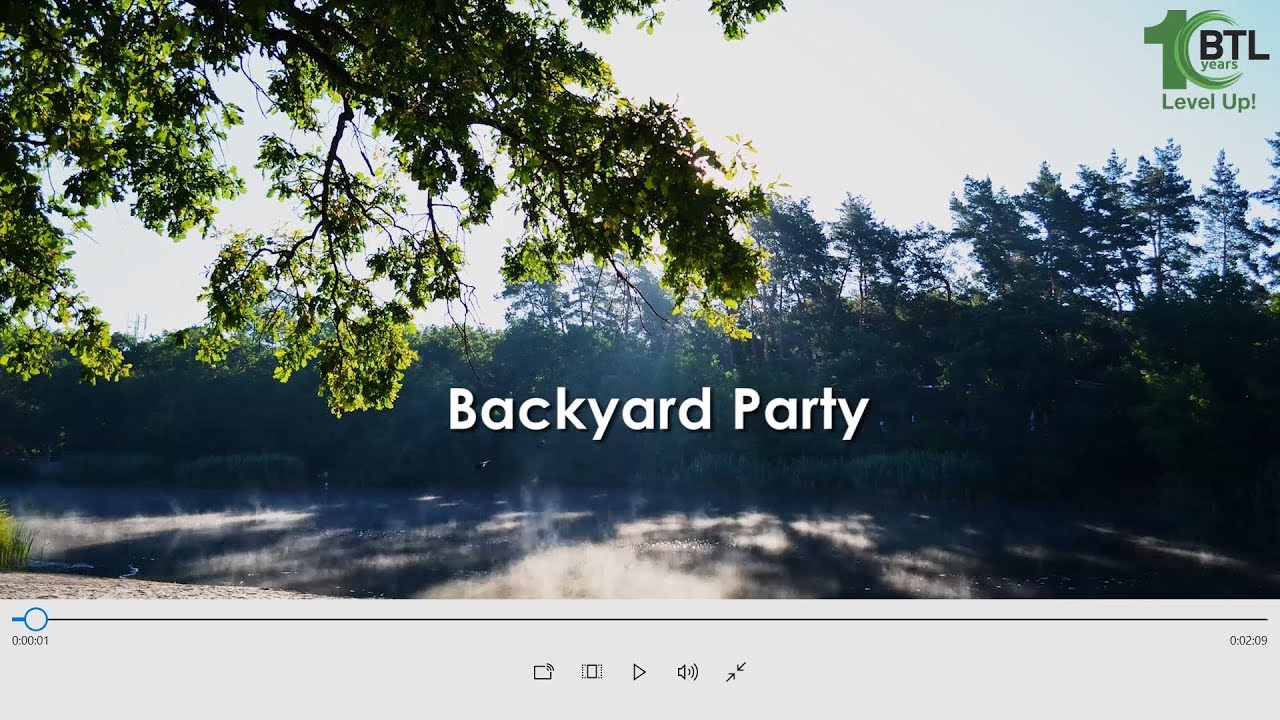 BTL Event Backyard Party - YouTube
