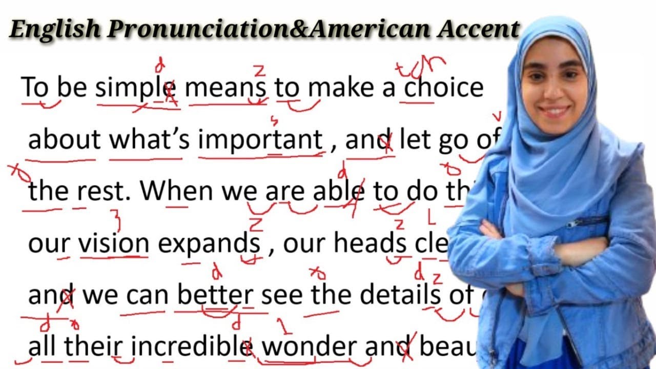 Learn English Pronunciation & American accent - YouTube