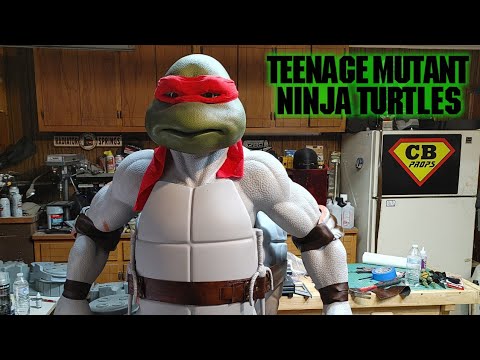 My TMNT 1990's Movie 3D Printed Raphael Build - Bandana Test! - YouTube