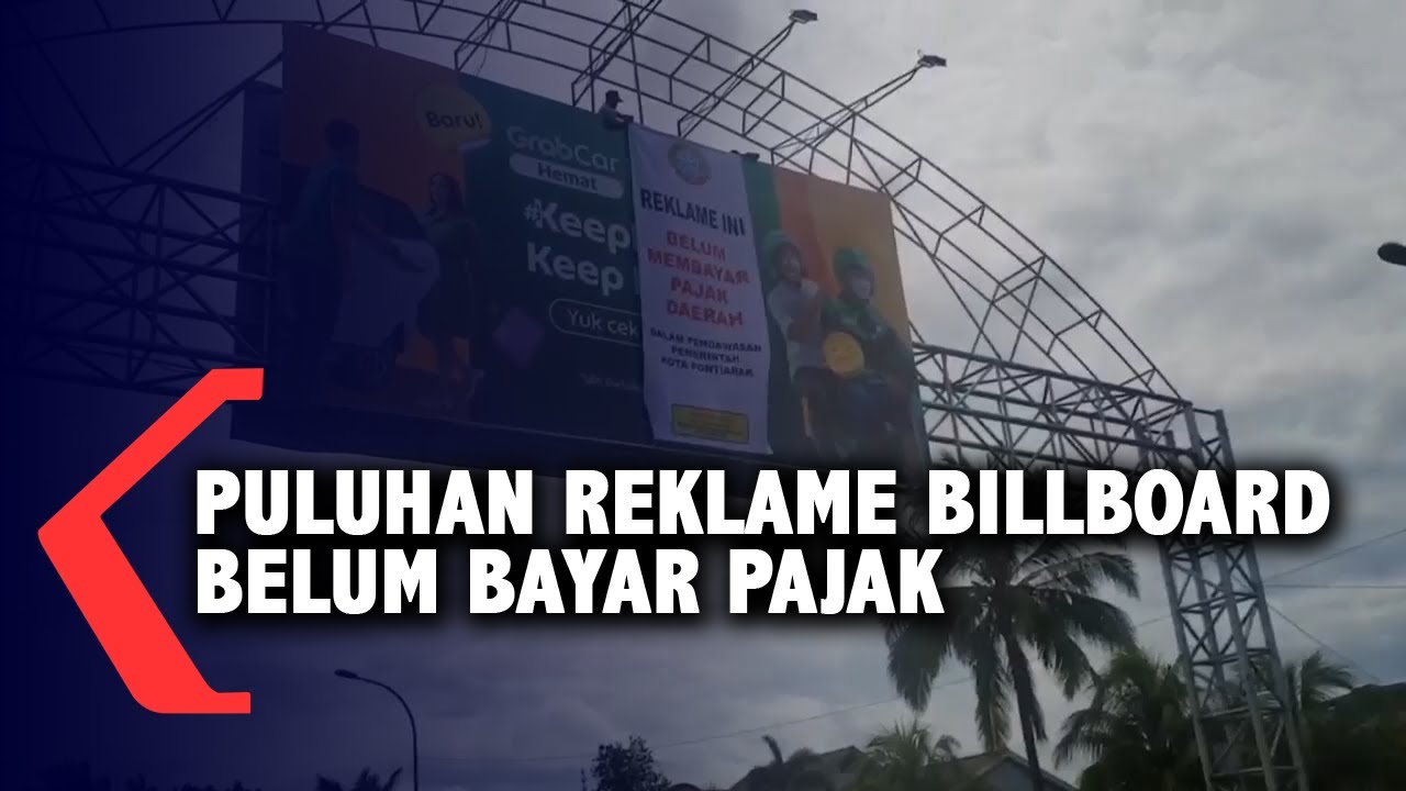Tunggak Pajak, Puluhan Reklame Billboard Terancam Kena Blacklist - YouTube