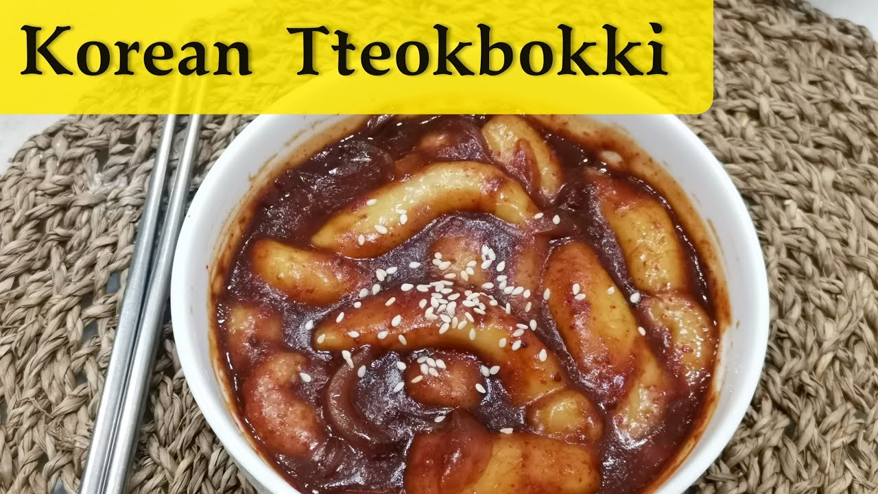 [Korean Tteokbokki] 떡볶이 Spicy rice cake | Korean tteokbokki recipe ...