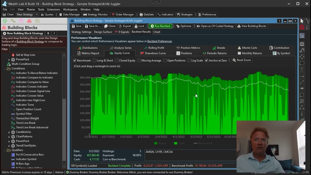 WealthLab 8 - Build 18, Improvements! - YouTube