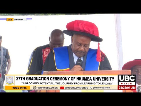 LIVE: 27TH GRADUATION CEREMONY OF NKUMBA UNIVERSITYI OCTOBER 25, 2025 ...