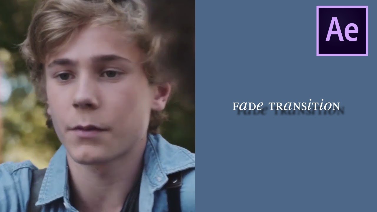 Fade transition | AFTER EFFECTS - YouTube