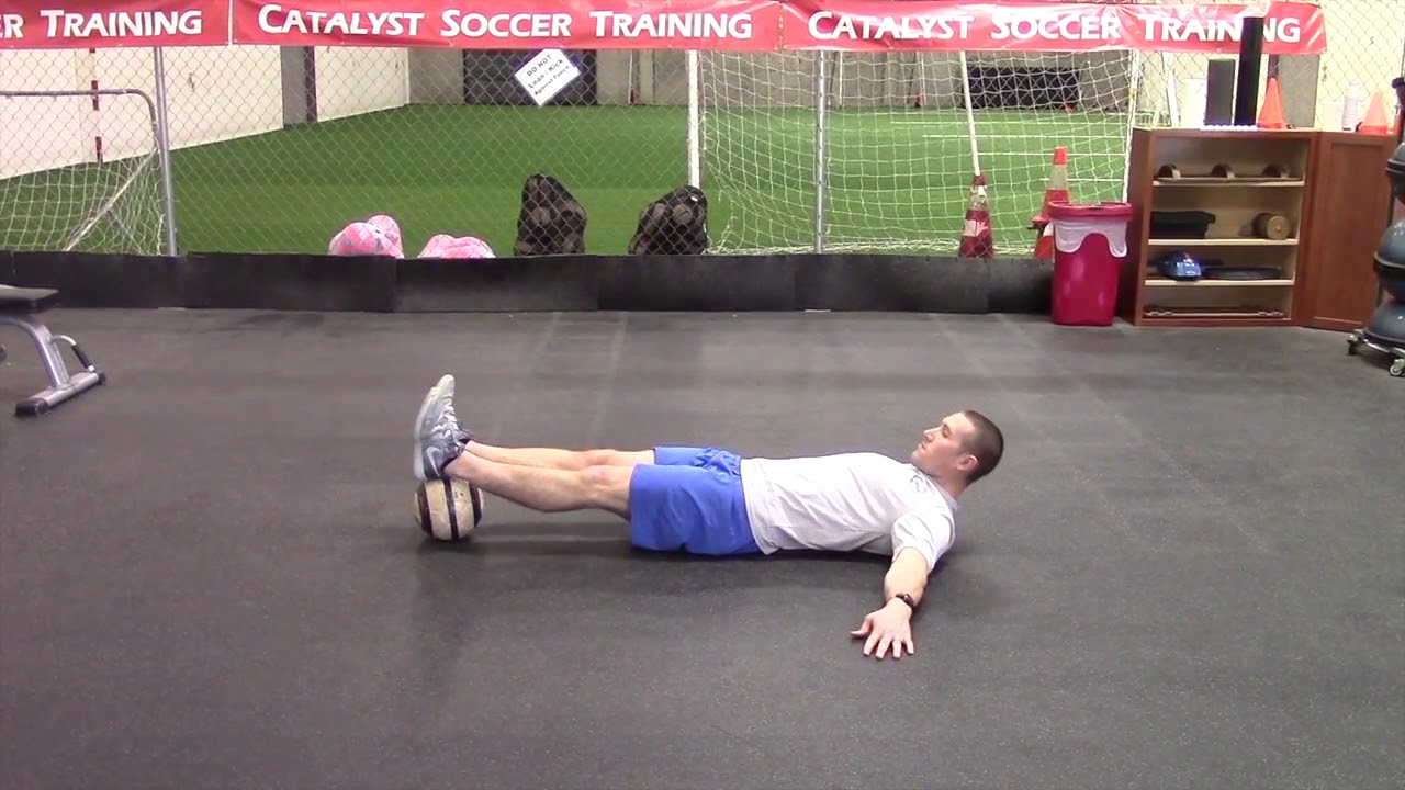 How to do a Strength Workout with a Soccer Ball Part 2 - YouTube