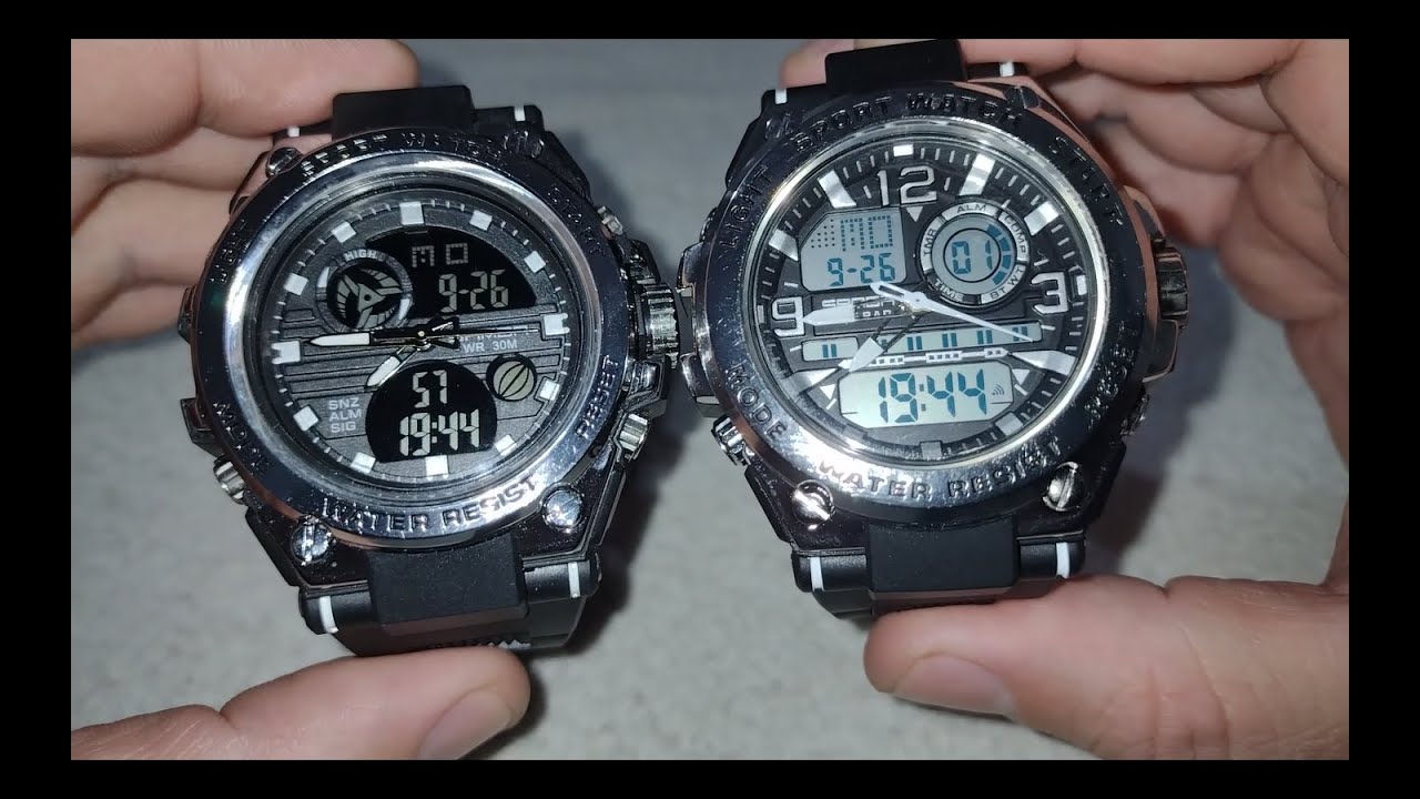 Relógio Sanda 6024 VS relógio Sanda 739 - YouTube