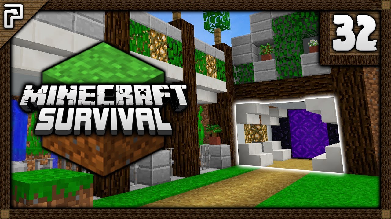 💎 Modern Town Pathways & NEW Nether Tunnel! | Let's Play Minecraft ...