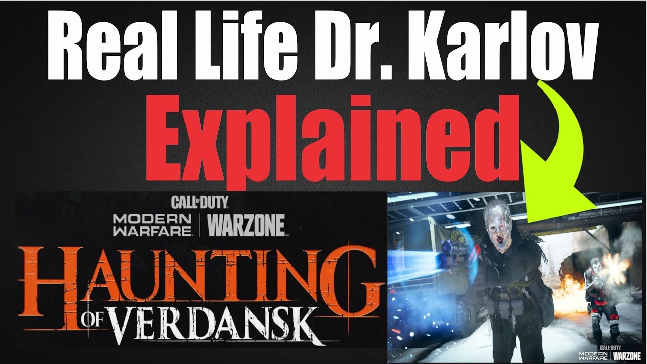 New Dr. Karlov real life inspiration explained. WARZONE Haunting of ...