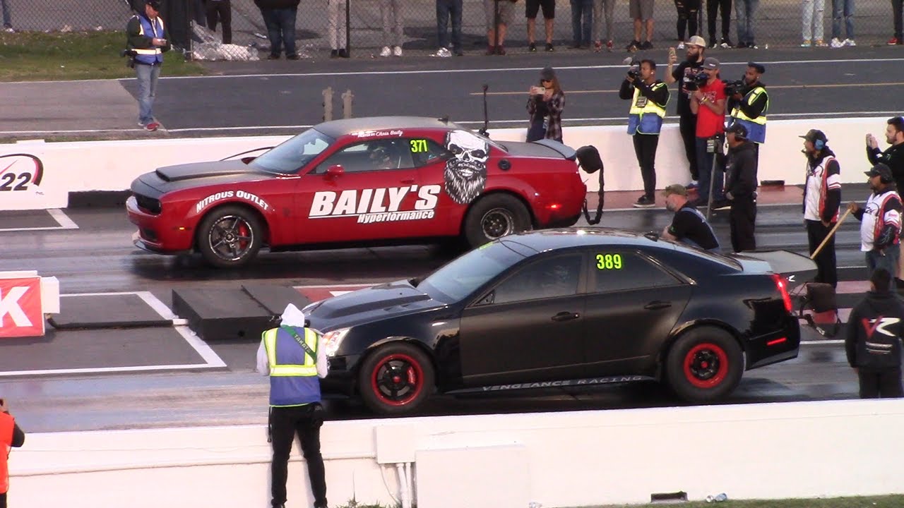 Cadillac CTS-V vs Hellcat, Supercharged Challenger, CTS-V and Dodge ...