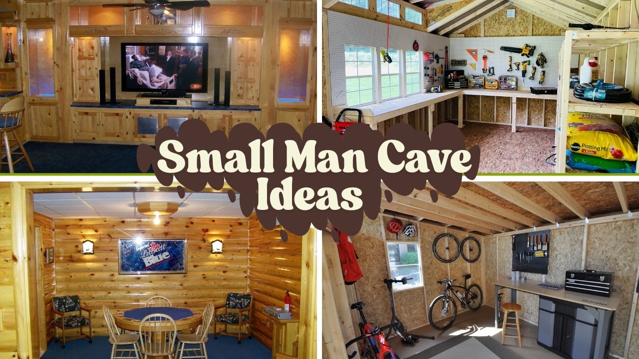 117+ AWESOME Small Man Cave Ideas on a Budget 2025 | Garage, Bedroom ...