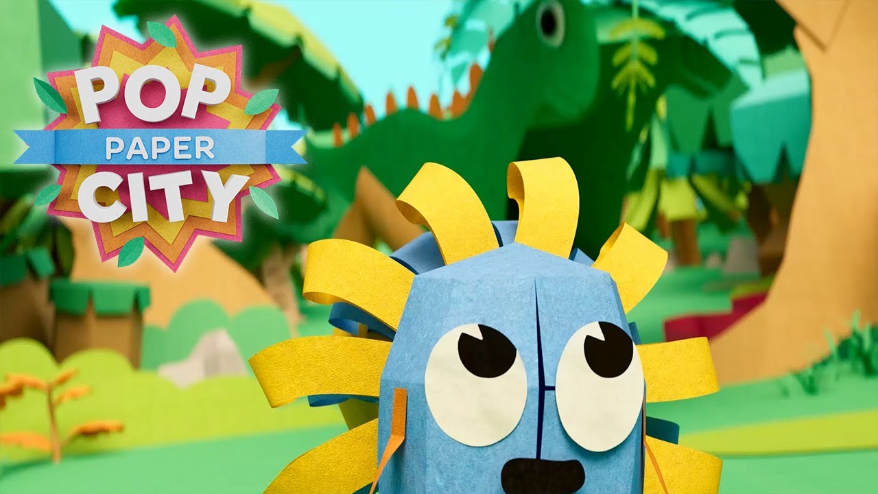 Jurassic Pop 🦖 FULL EPISODE ️ Pop Paper City #dinosaur - YouTube