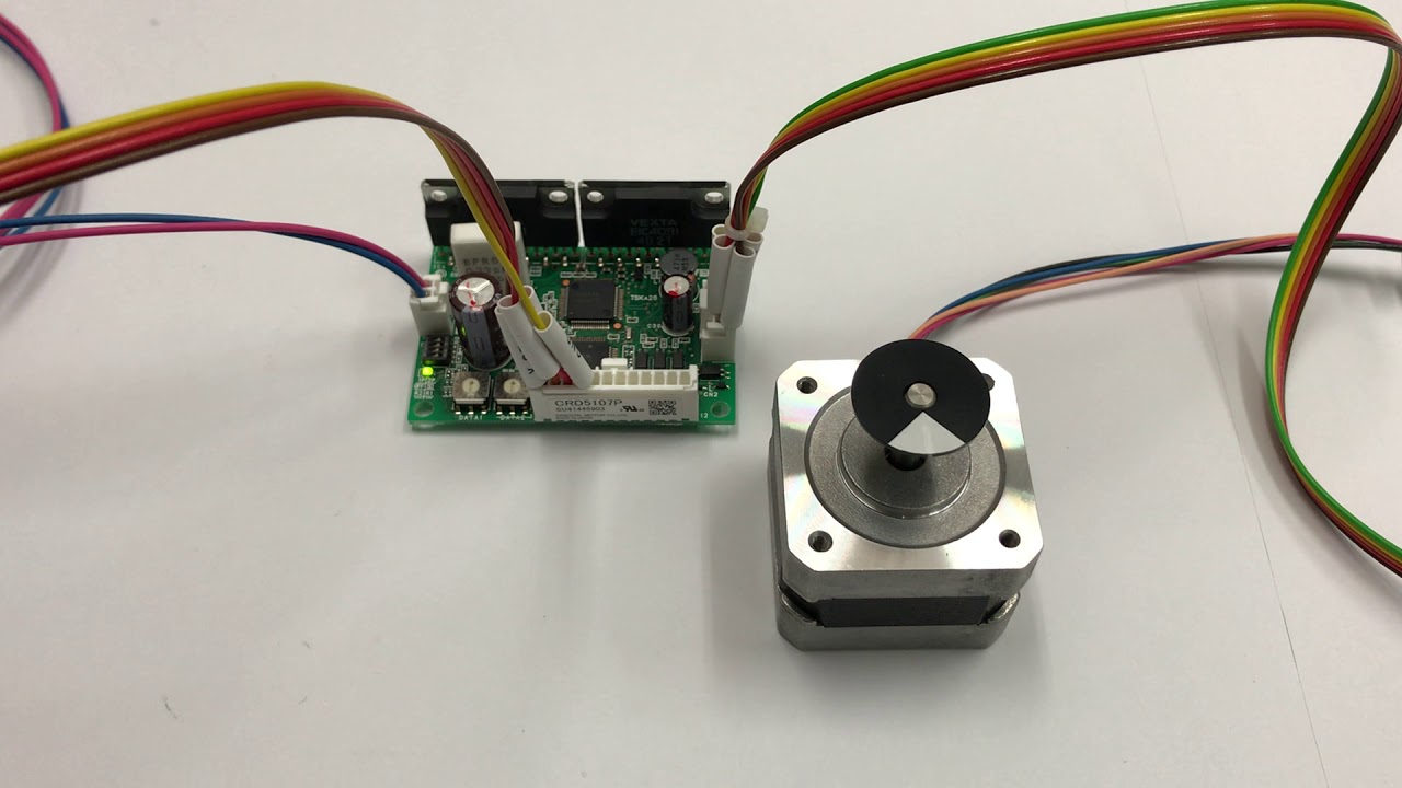 51515 オリエンタルモーター 5相ステッピングモータードライバ CRD5107P - YouTube
