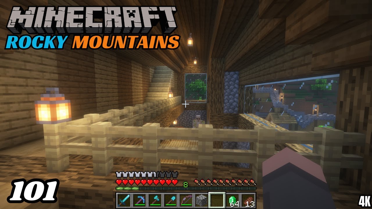 Lets Play Minecraft Rocky Mountains - episode 101 - ASMR °NO COMENTATOR ...