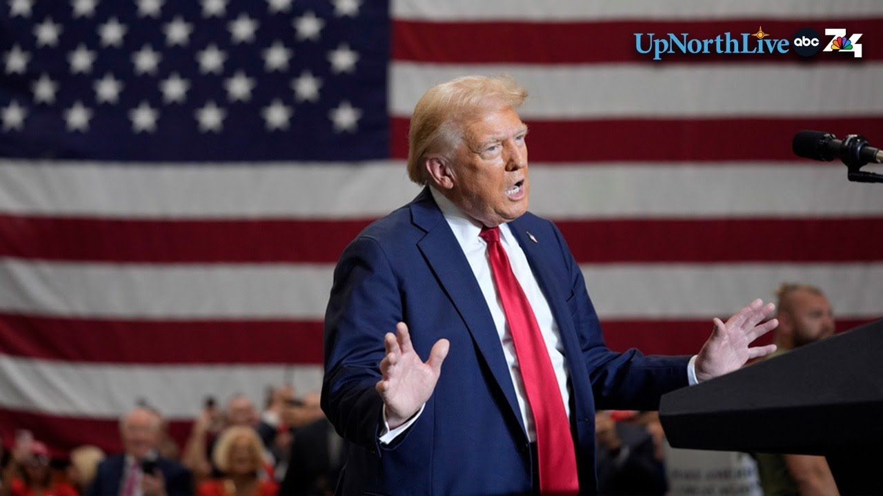 Donald Trump talks inflation and the economy in Kent County, Michigan ...