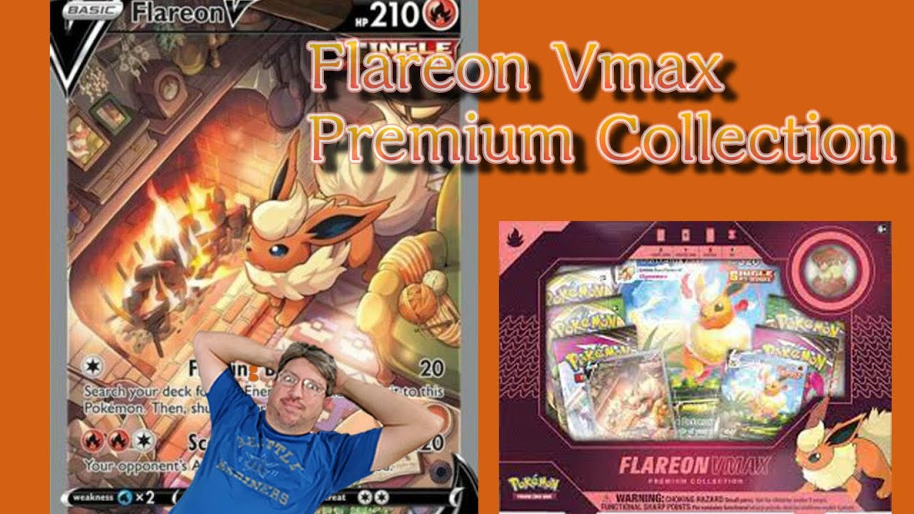 Flareon Vmax Premium Collection Box Is FIRE! - YouTube