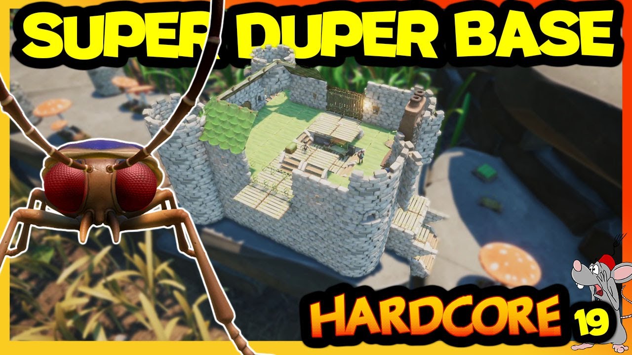 GROUNDED Super Duper Disk! Base Nearly Finished! Hardcore Grounded Let ...