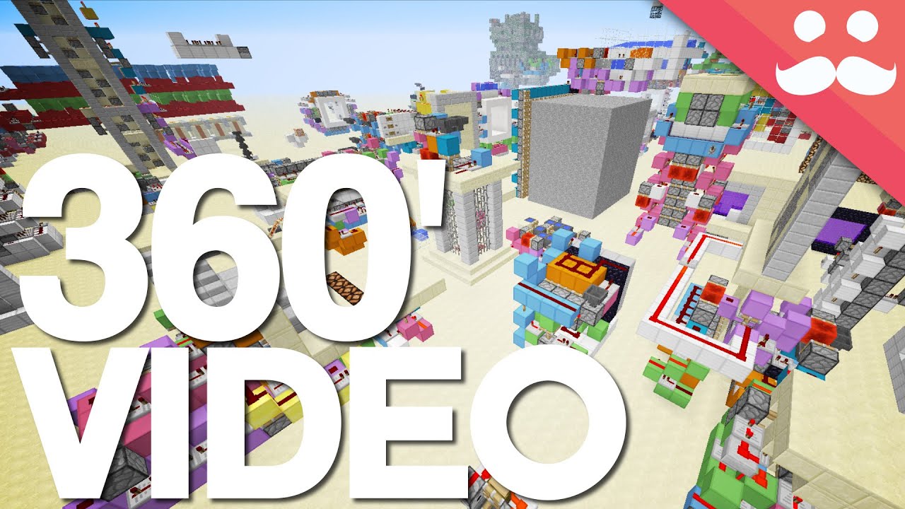 Explore my Redstone World in Person! [4K 360' Video!] - YouTube