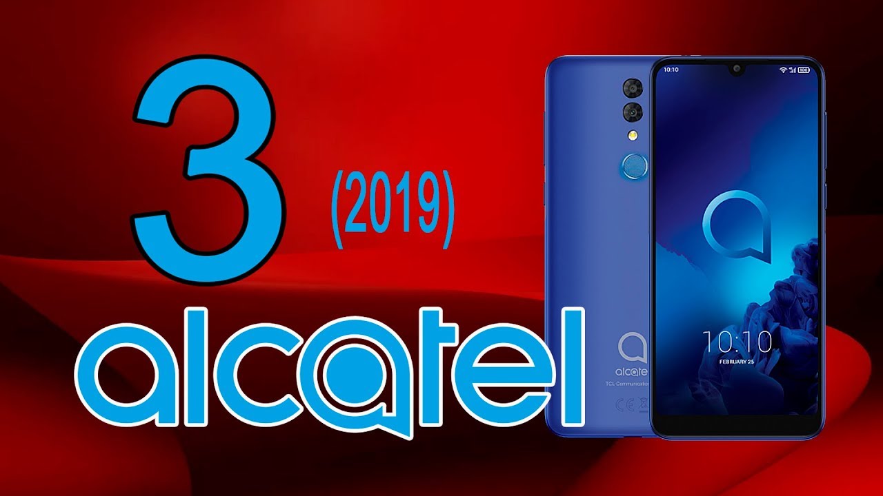 Alcatel 3 (2019) - безрамочный экран, NFC и доступная цена - YouTube