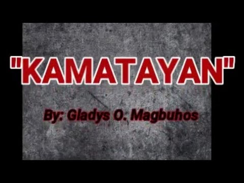 "KAMATAYAN" spoken word poetry - YouTube