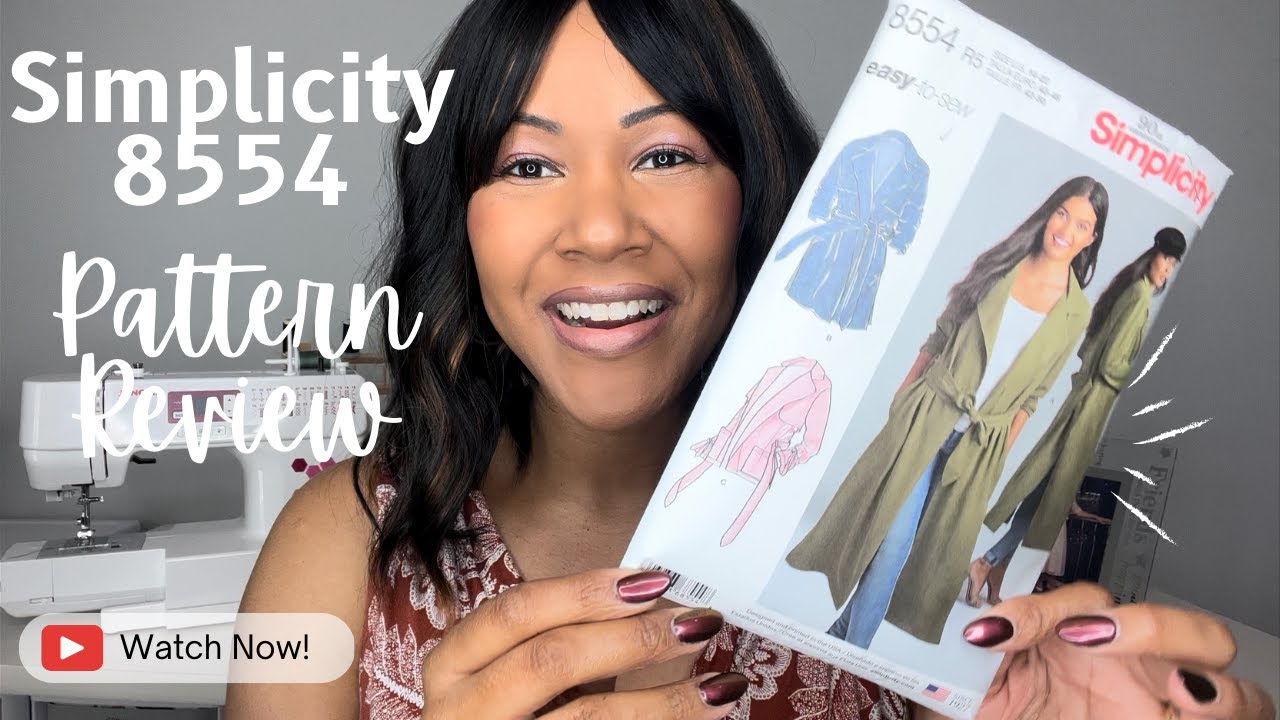 Simplicity 8554 Pattern Review| Spring Jacket Reveal - YouTube