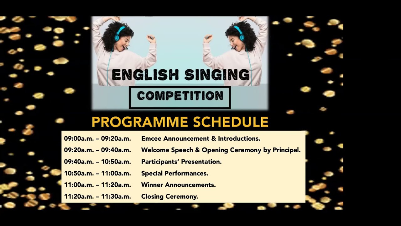 English Singing Competition 2021 - YouTube