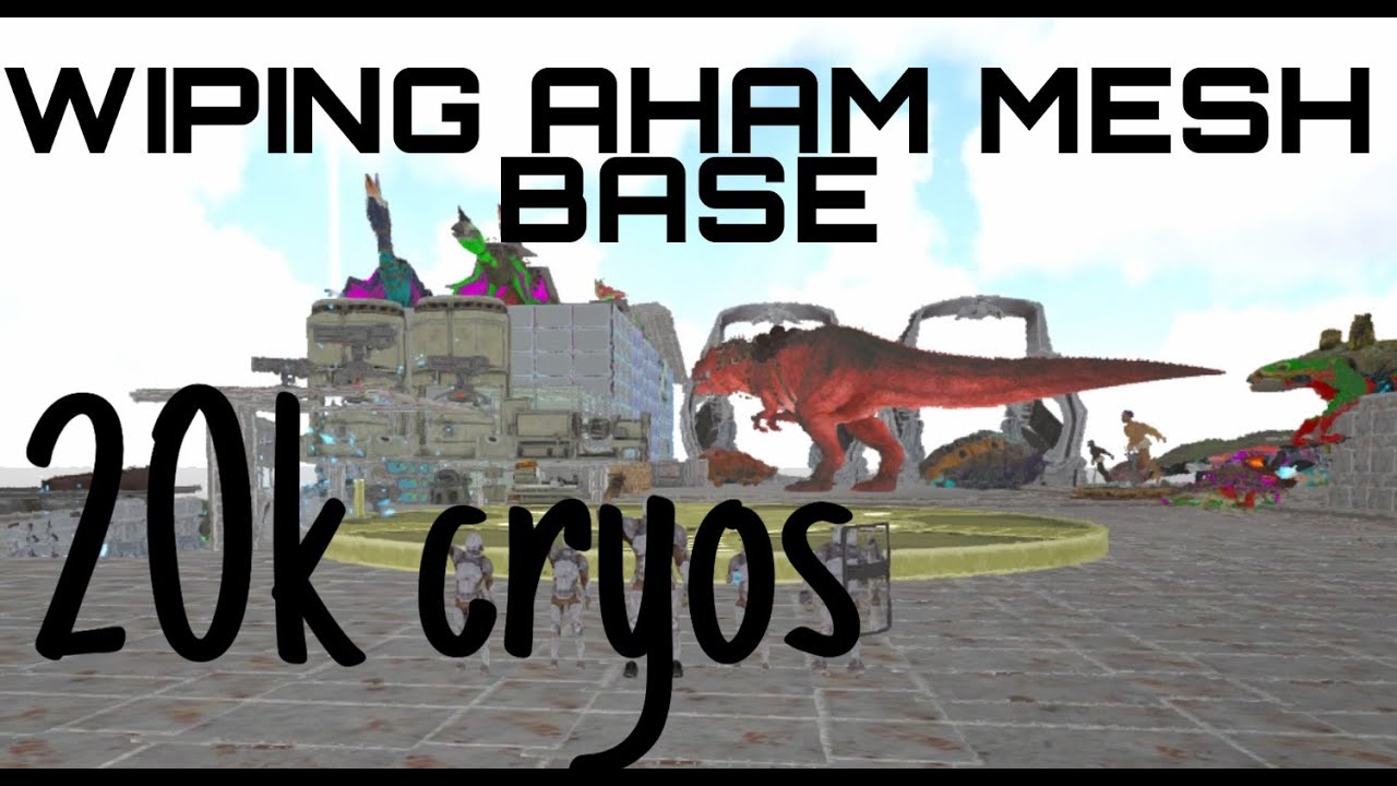 AHAM MESH BASED WIPED BY SC ROYALTY ARK OFFICIAL PVP - YouTube